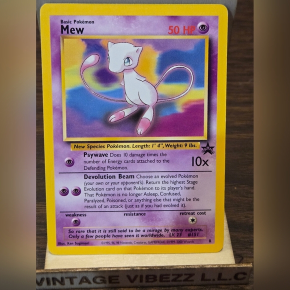Pokemon | Toys | Pokemon Card Promo Mew | Poshmark